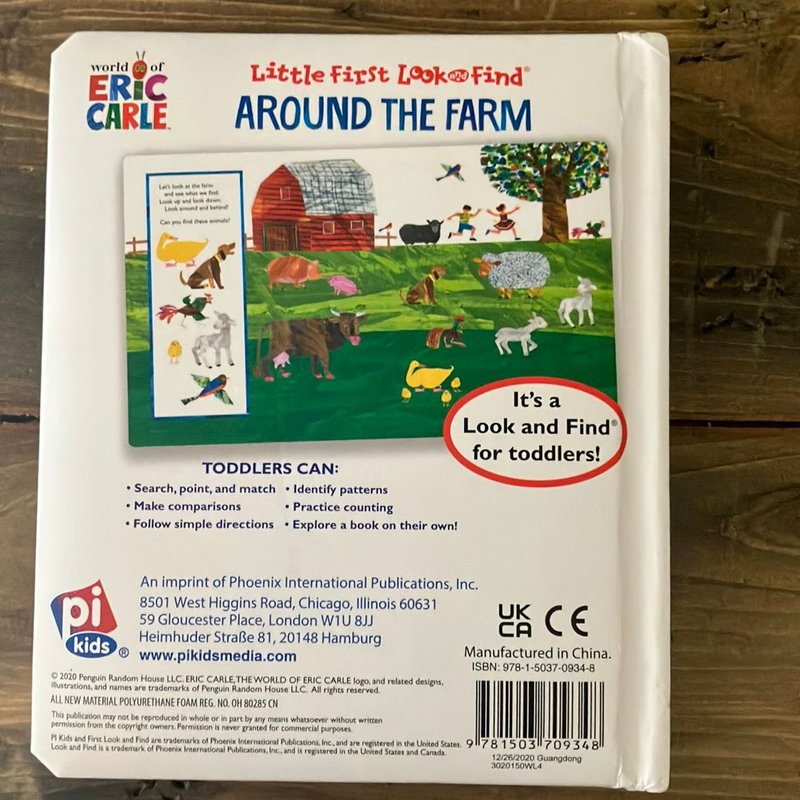 World of Eric Carle Around the Farm by PI Kids, Hardcover | Pangobooks