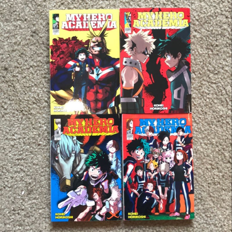 My Hero Academia 1-4 by Kohei Horikoshi, Paperback | Pangobooks