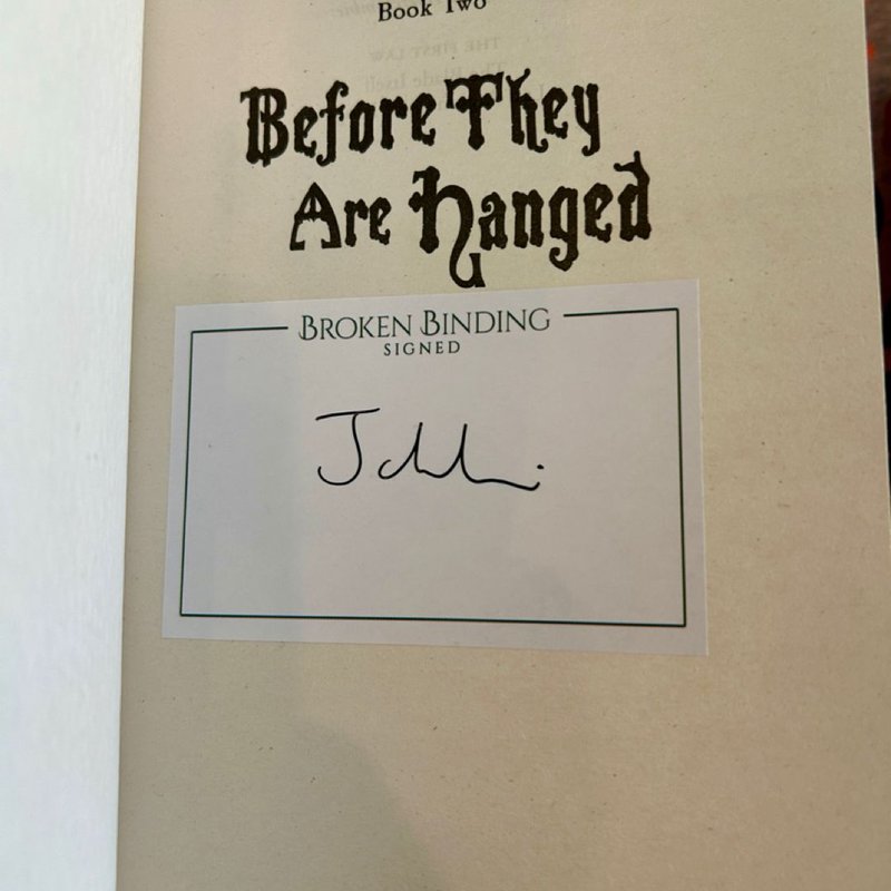 Signed Bookplate - The First Law Trilogy - UK Paperback by Joe ...