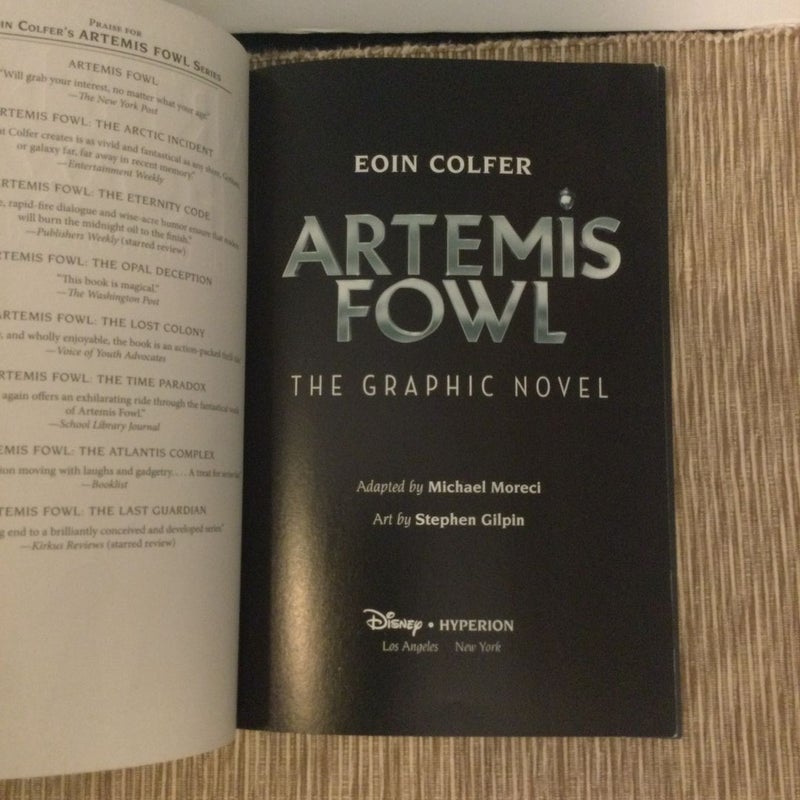 AArtemis Fowl The Graphic Novel by Eioin Colfer, Paperback | Pangobooks
