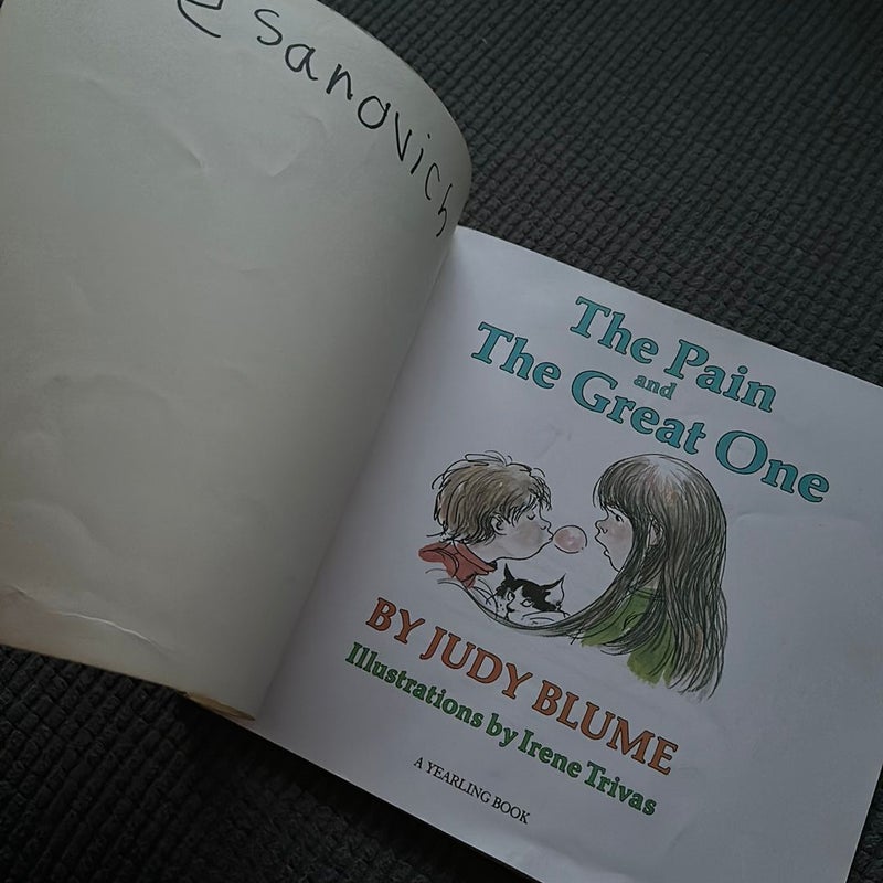 The Pain and the Great One by Judy Blume, Paperback | Pangobooks