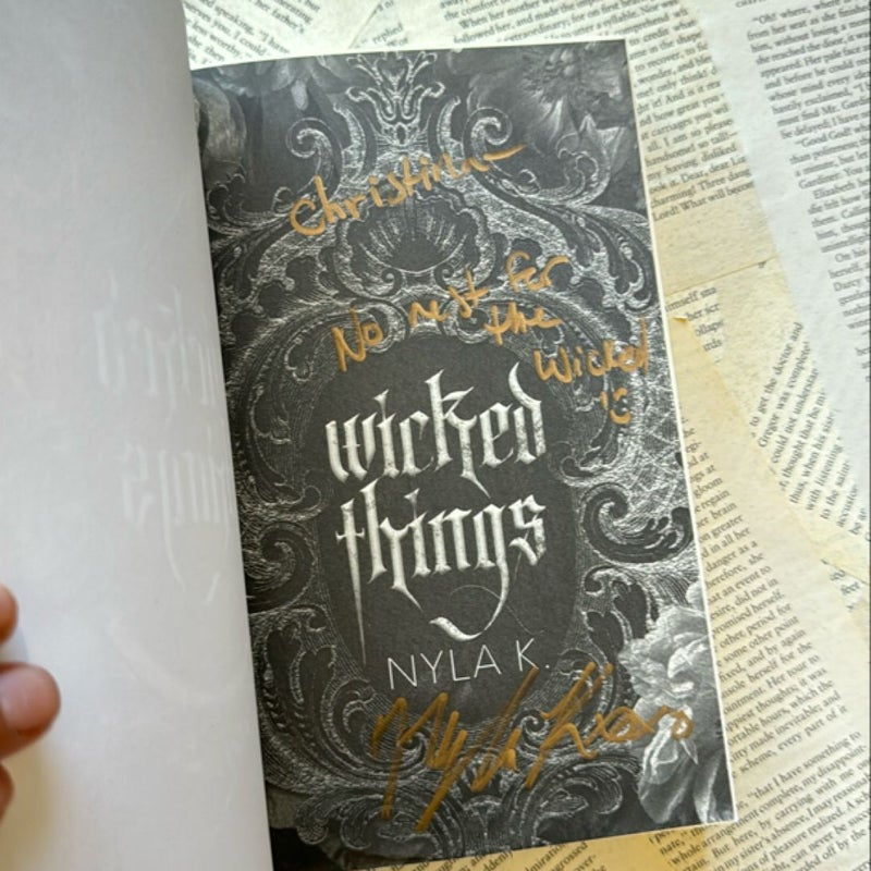 Wicked Things by Nyla K