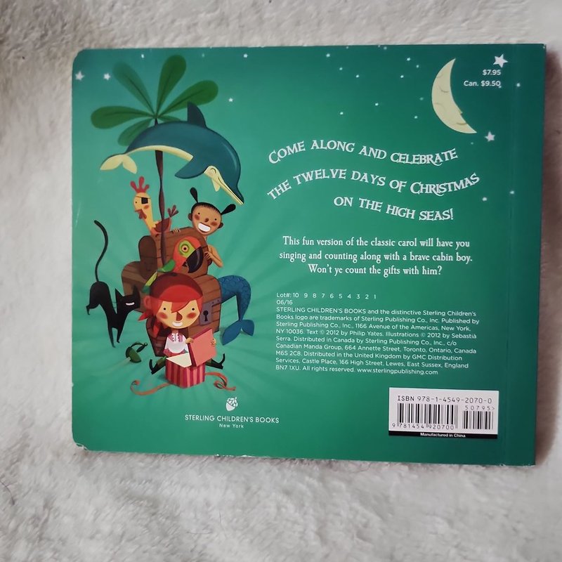 Pirates Twelve Days Christmas Board Book by P. Yates, Hardcover ...