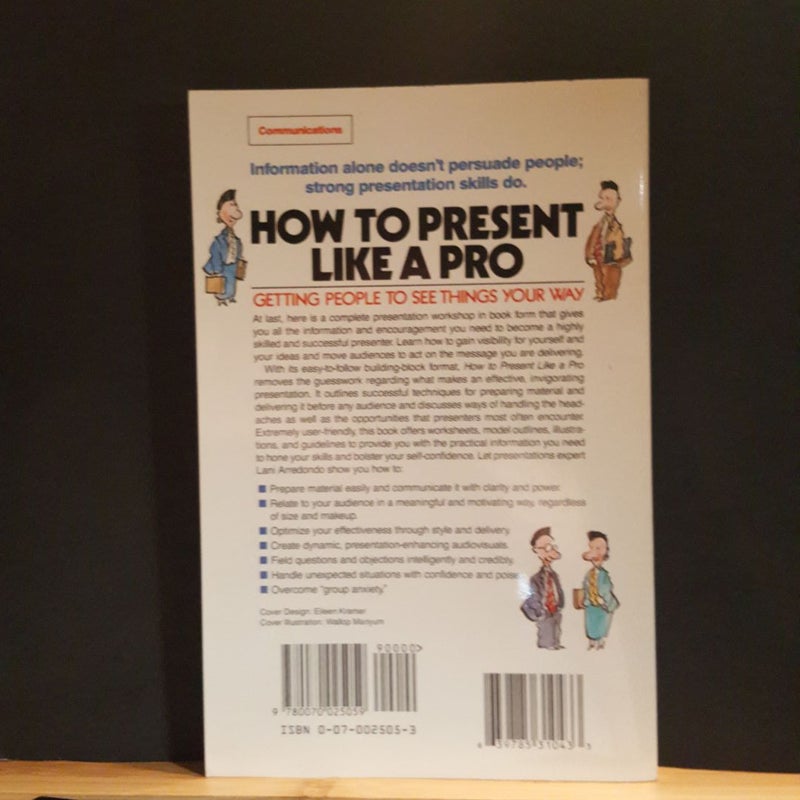 How to Present Like a Pro by Lani Arredondo, Paperback | Pangobooks