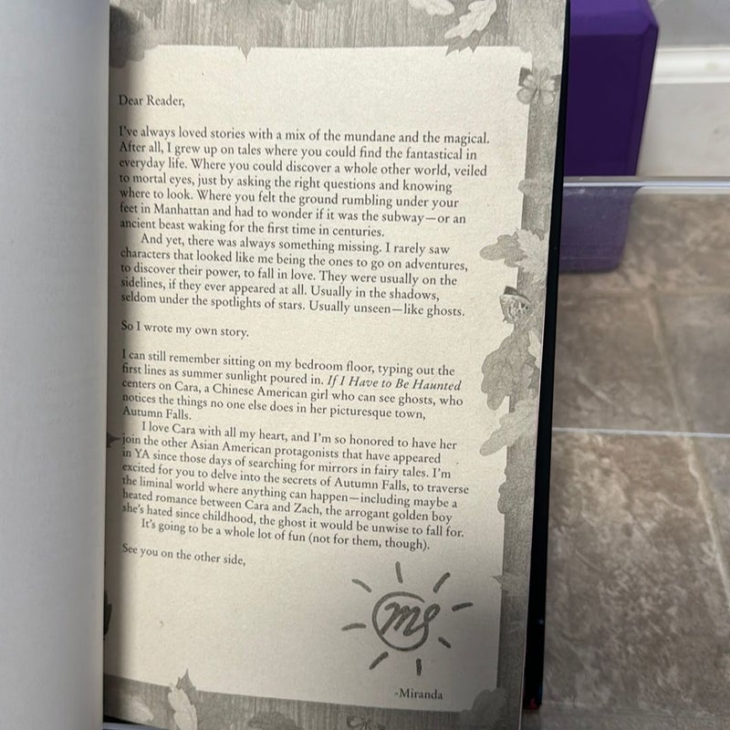 If I Have To Be Haunted Fairyloot by Miranda Sun, Hardcover | Pangobooks