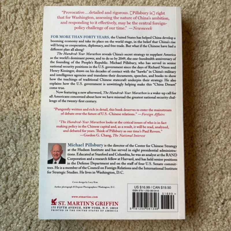 The Hundred-Year Marathon by Michael Pillsbury