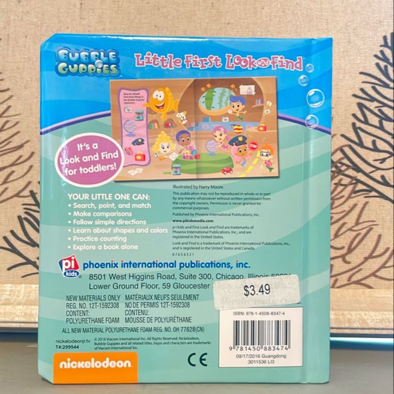 Nickelodeon Bubble Guppies: Little First Look and Find by PI Kids