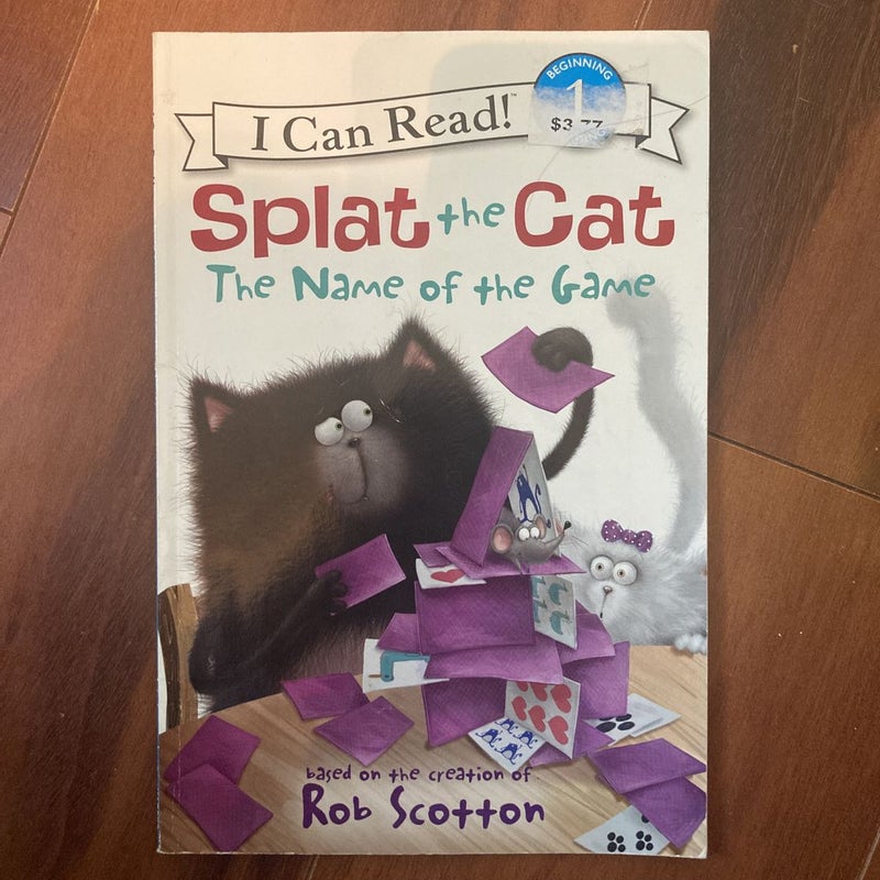 Splat the Cat: the Name of the Game by Rob Scotton, Paperback | Pangobooks