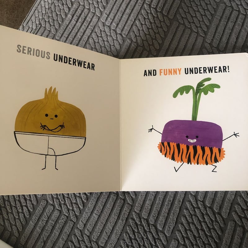 Vegetables in Underwear by Jared Chapman