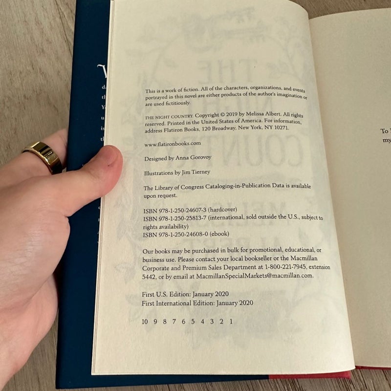 The Night Country *1st Edition* by Melissa Albert, Hardcover | Pangobooks