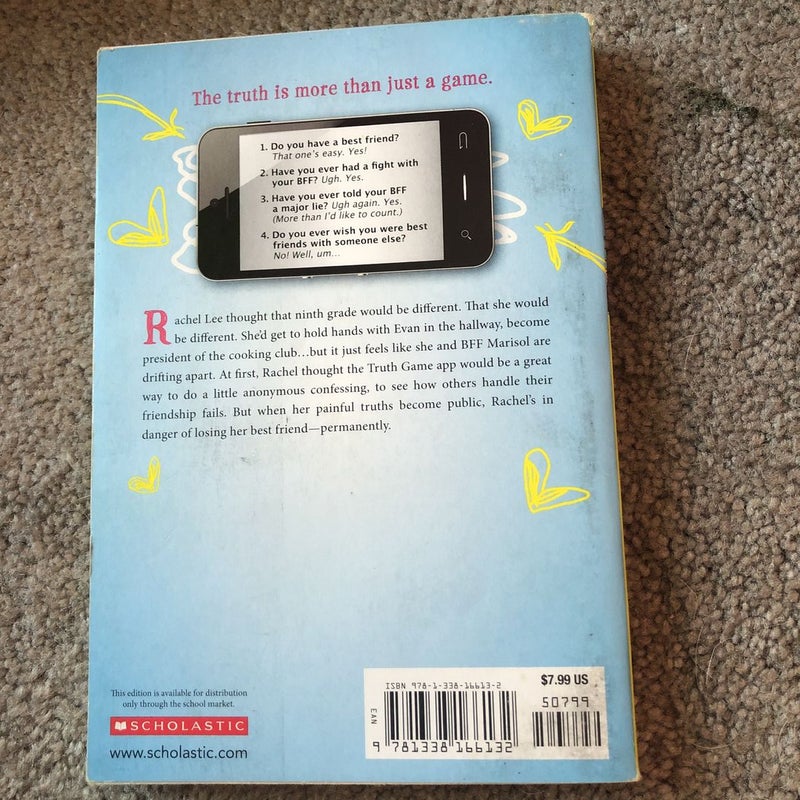 the truth game by anna staniszewski, Paperback | Pangobooks