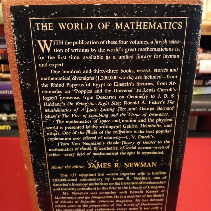 The World of Mathematics 1st 1956 Edition in Slip box 4 Volumes by ...