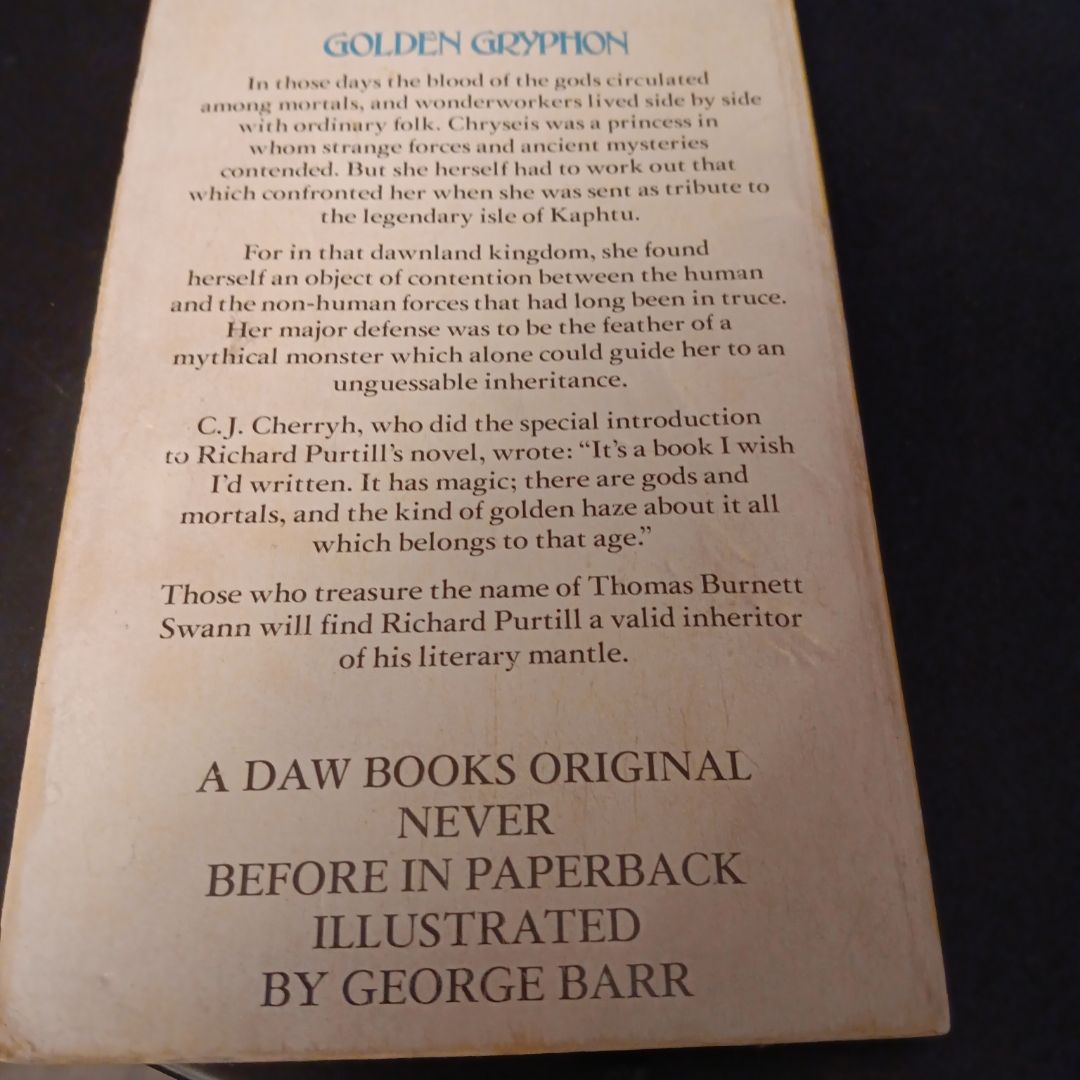 The Golden Gryphon Feather by Richard L. Purtill