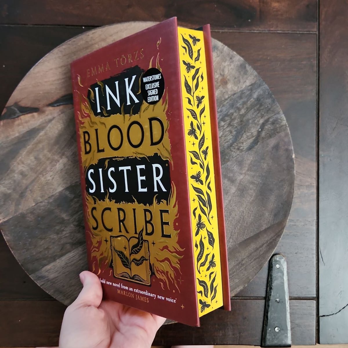 Waterstones Ink Blood Sister Scribe SIGNED by Emma Torzs, Hardcover ...
