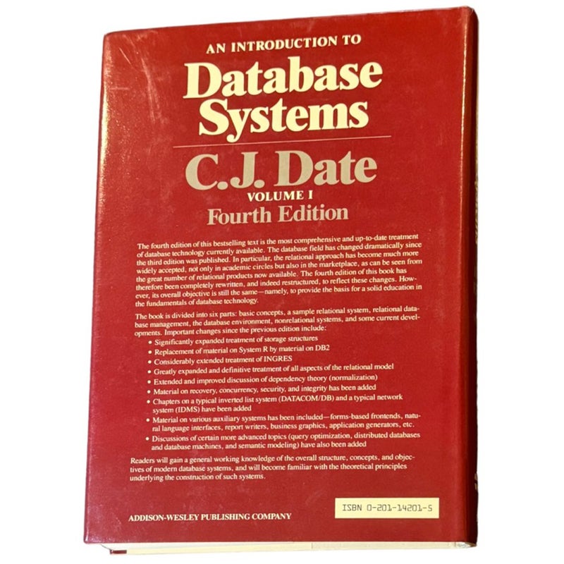 An Introduction to Database Systems by C. J. Date, Hardcover | Pangobooks