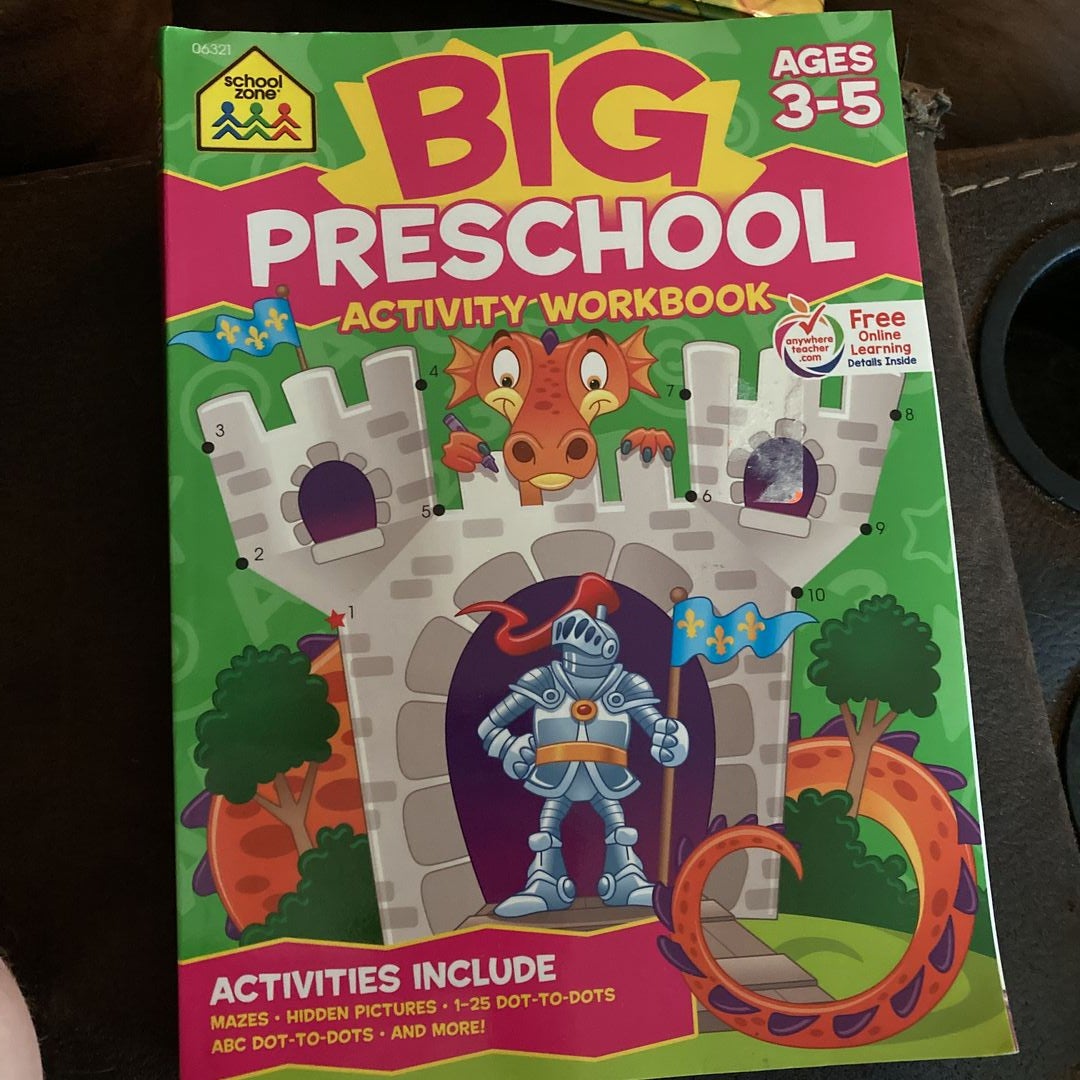 Big Preschool Activity Workbook by School Zone Publishing Company Staff