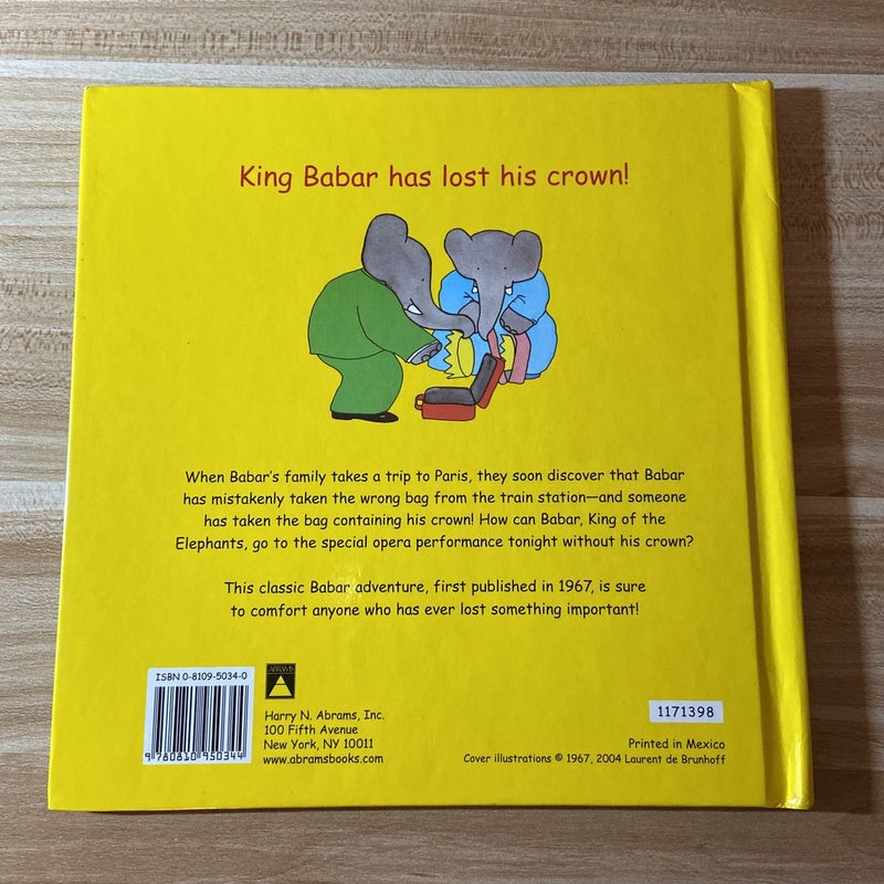 Babar Loses His Crown by Laurent de Brunhoff, Hardcover | Pangobooks
