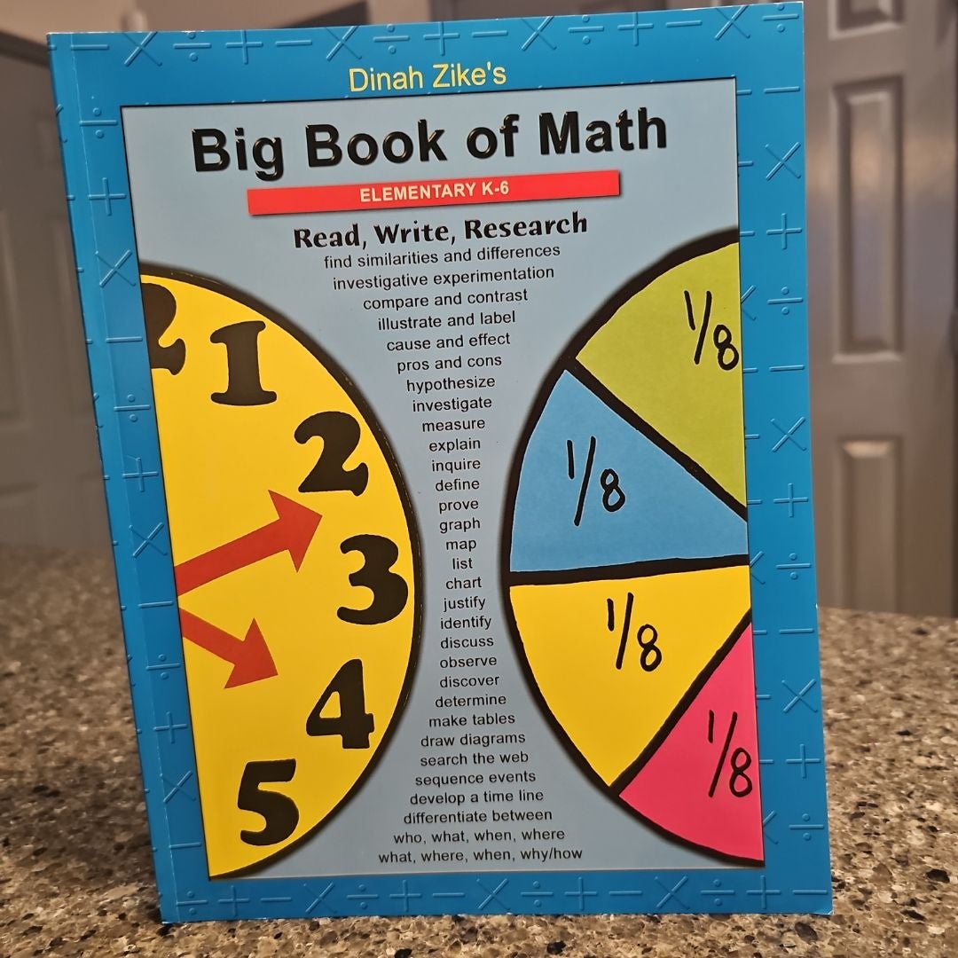 Big Book of Math Elementary K-6 by Dinah Zike's, Paperback | Pangobooks