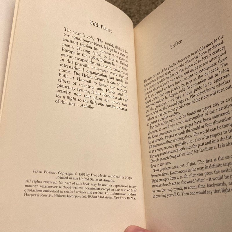 Fifth Planet (BCE) by Fred Hoyle & Geoffrey Hoyle, Hardcover | Pangobooks