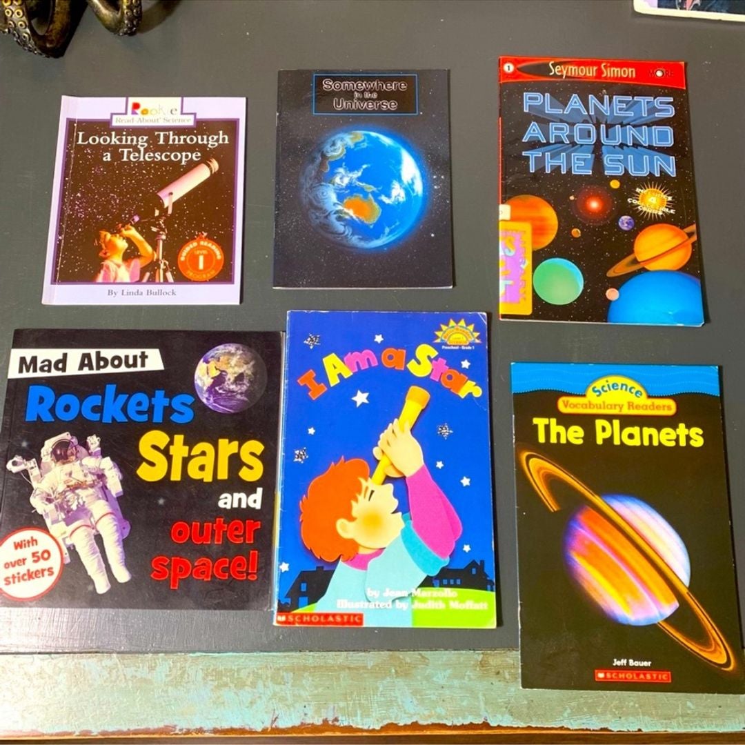 6 Kids Science Books about Space & Planets by Scholastic, Paperback ...