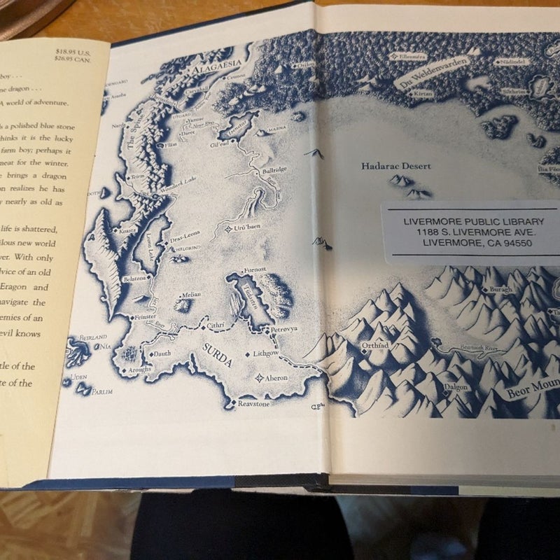 Eragon - Inheritance Cycle , Book One - Hardcover By Paolini ...