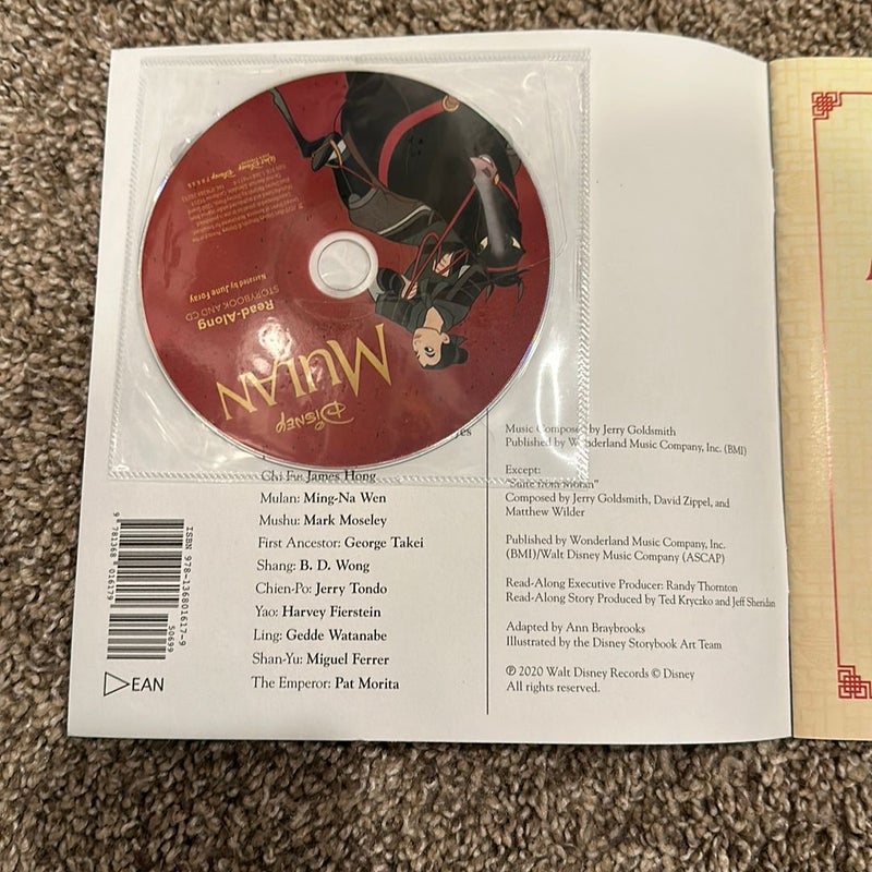 Mulan Read-Along Storybook and CD by Disney Books, Paperback | Pangobooks