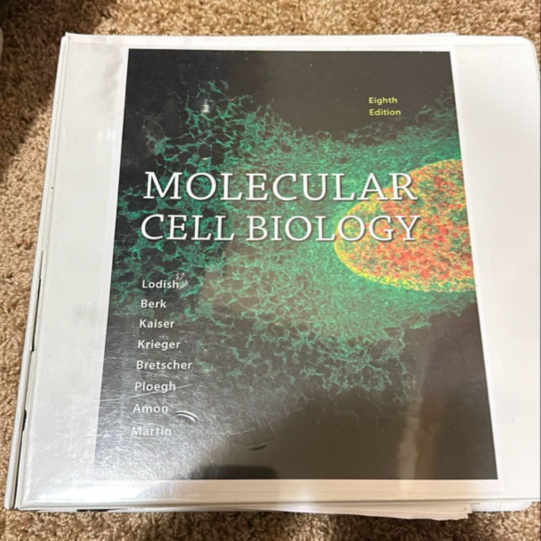 Molecular Cell Biology by Harvey Lodish; Arnold Berk; Chris A. Kaiser ...