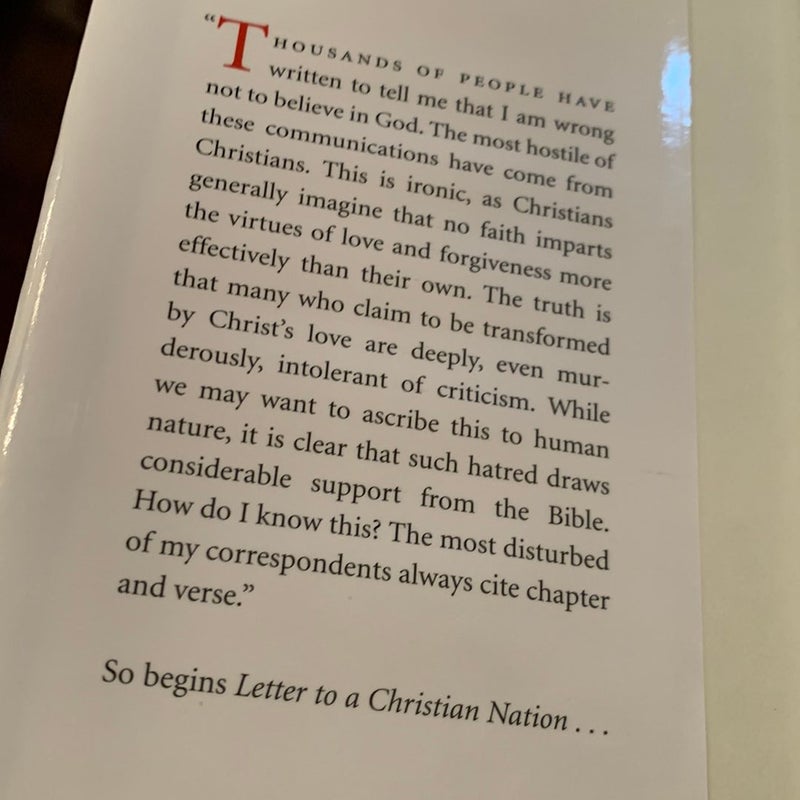 Letter to a Christian Nation by Sam Harris