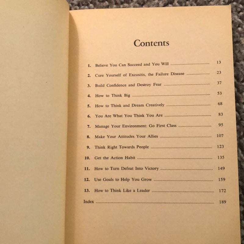 The Magic of Thinking Big by David J. Shwartz, Paperback | Pangobooks