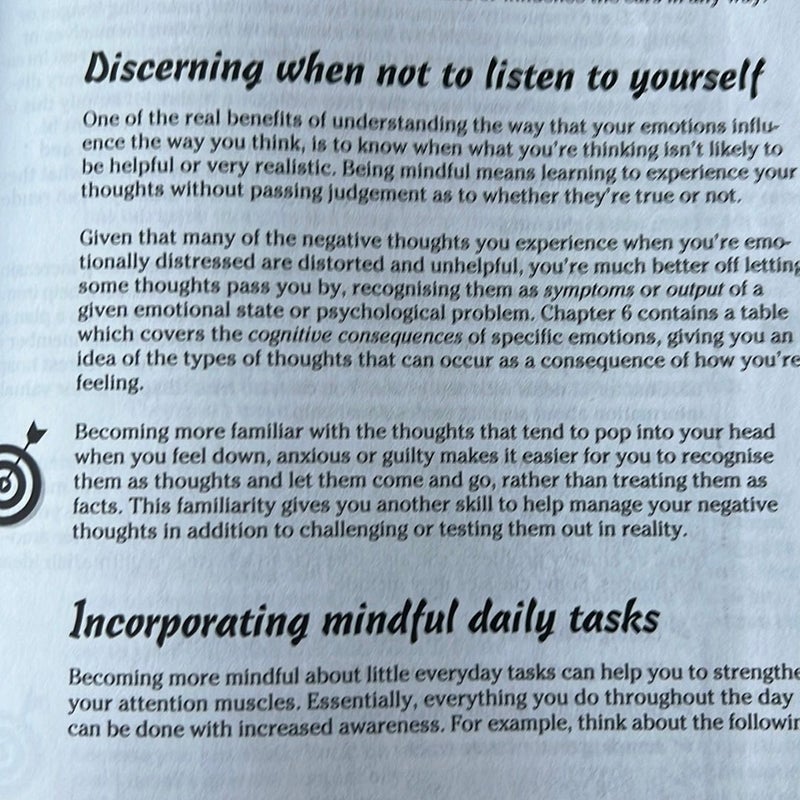 Cognitive Behavioural Therapy for Dummies by Rhena Branch, Paperback ...