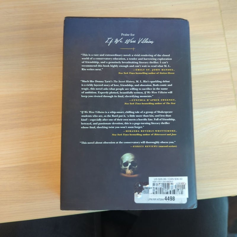 If We Were Villains by M. L. Rio, Hardcover | Pangobooks