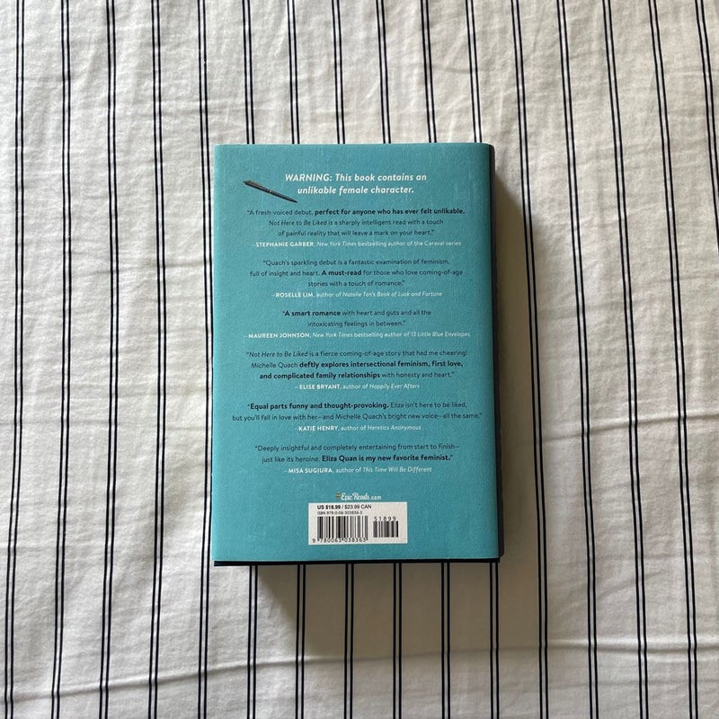 Not Here to Be Liked by Michelle Quach, Hardcover | Pangobooks