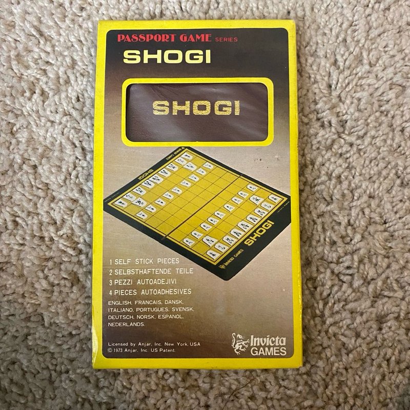 🕹️ Shog Vintage 1973 Travel Game by Shog Game, Hardcover | Pangobooks