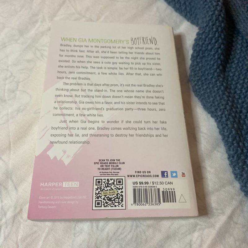 The Fill In Boyfriend by Kasie West, Paperback | Pangobooks
