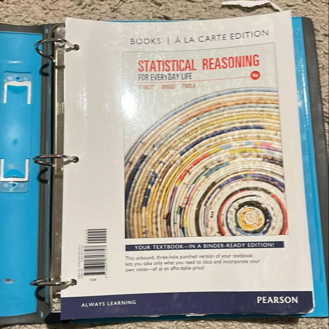 Statistical Reasoning for Everyday Life, a la Carte by Jeff Bennett ...