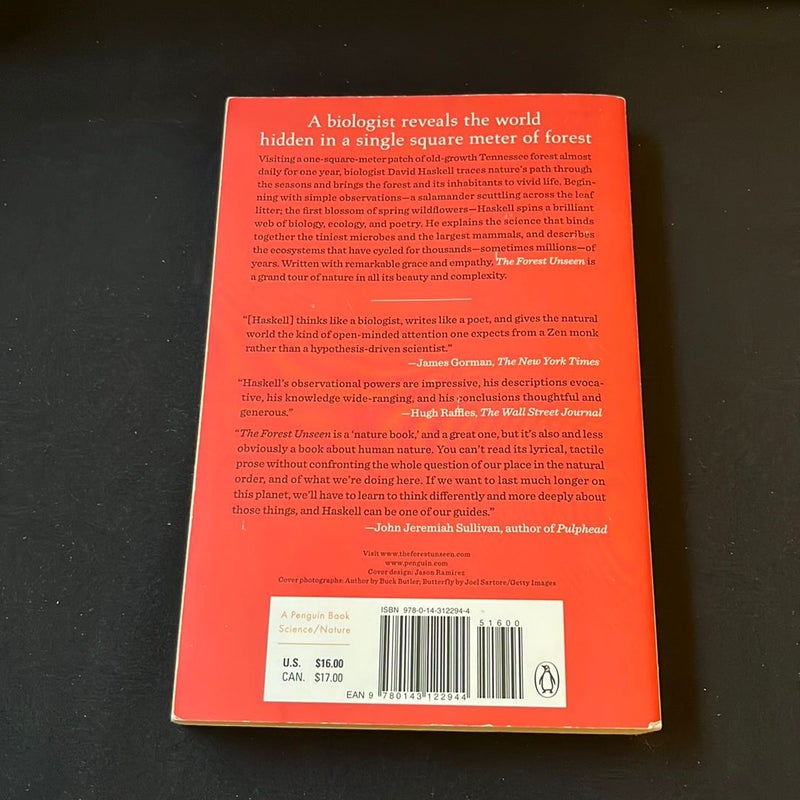 The Forest Unseen by David George Haskell