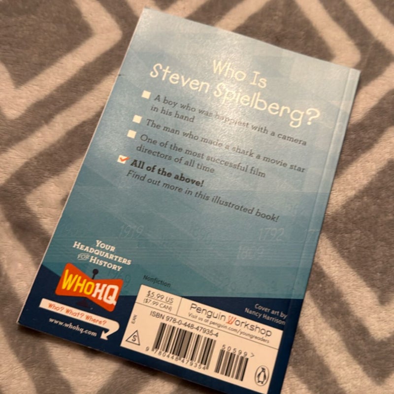 Who Is Steven Spielberg? by Stephanie Spinner, Who HQ