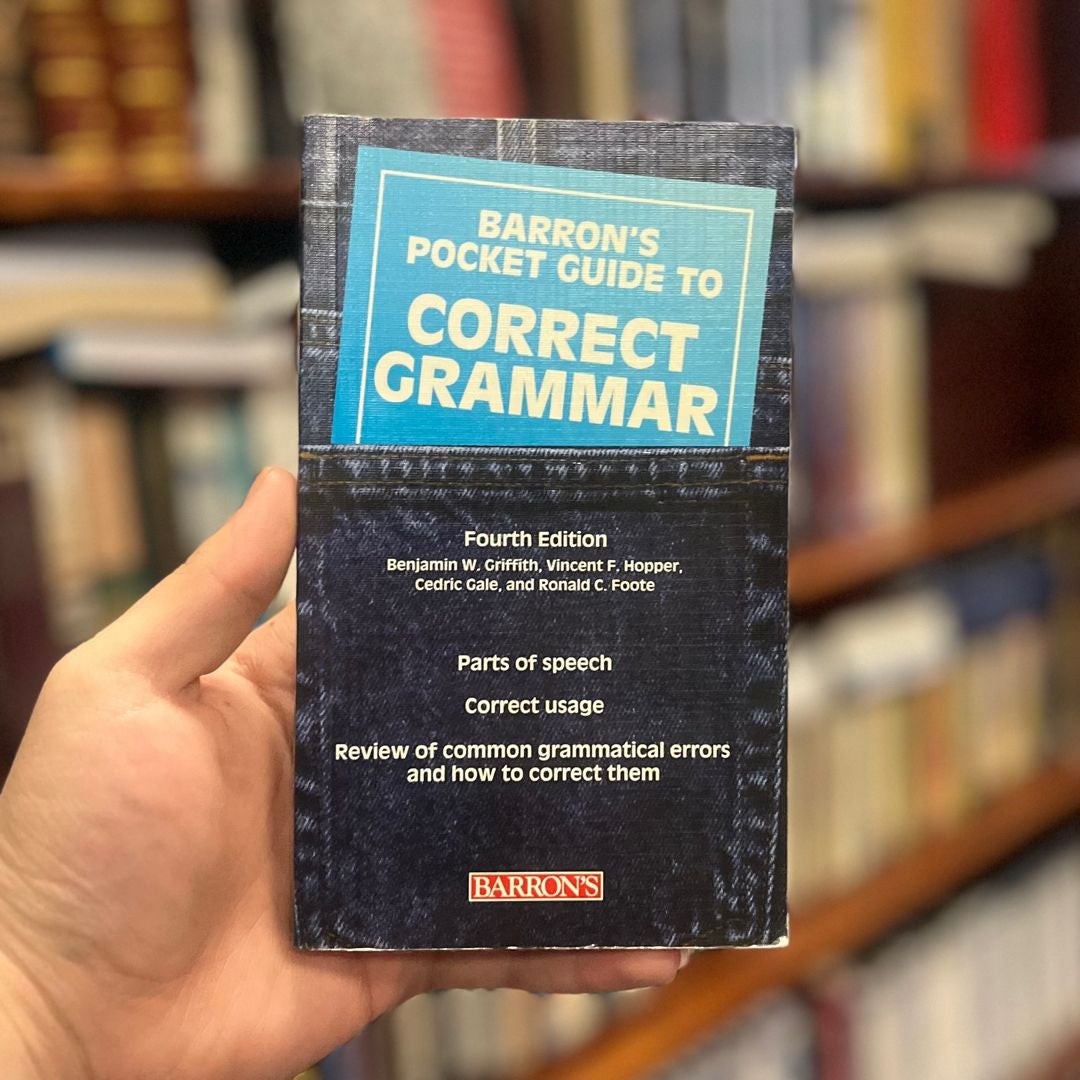 Pocket Guide to Correct Grammar by Benjamin W. Griffith, Vincent Foster ...
