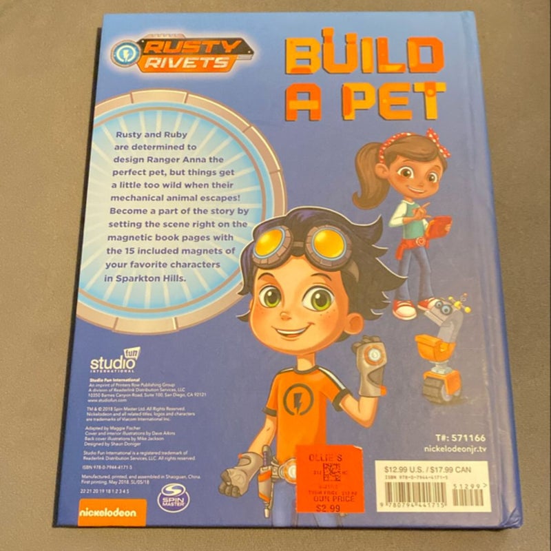 Nickelodeon Rusty Rivets: Build a Pet by Maggie Fischer