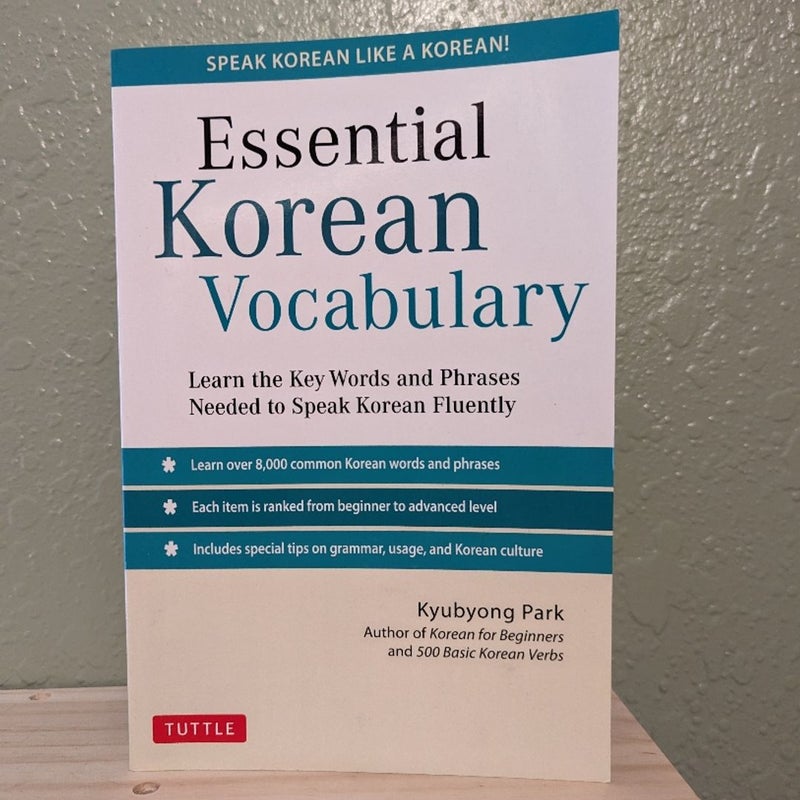 Essential Korean Vocabulary by Kyubyong Park