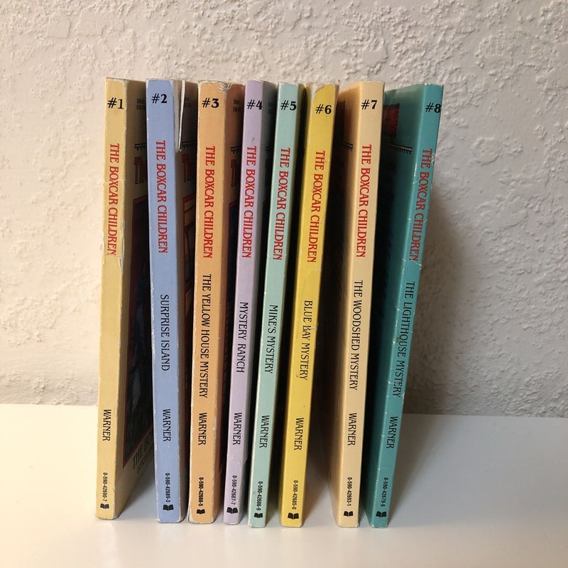 The Boxcar Children books 1-8 by Gertrude Chandler Warner, Paperback ...