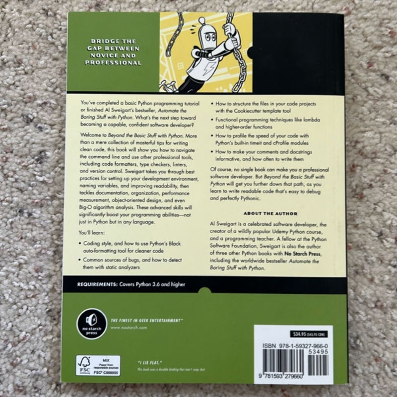 Beyond the Basic Stuff with Python by Al Sweigart