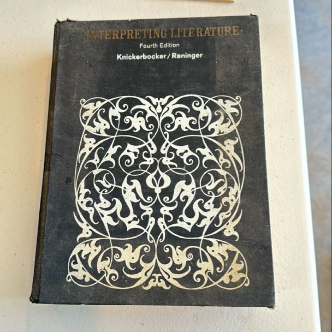 Interpreting literature by Knickerbocker/Reninger, Hardcover | Pangobooks