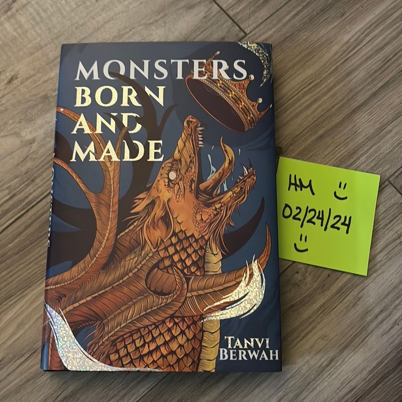Monsters Born and Made - Bookish Box Edition by Tanvi Berwah, Hardcover ...