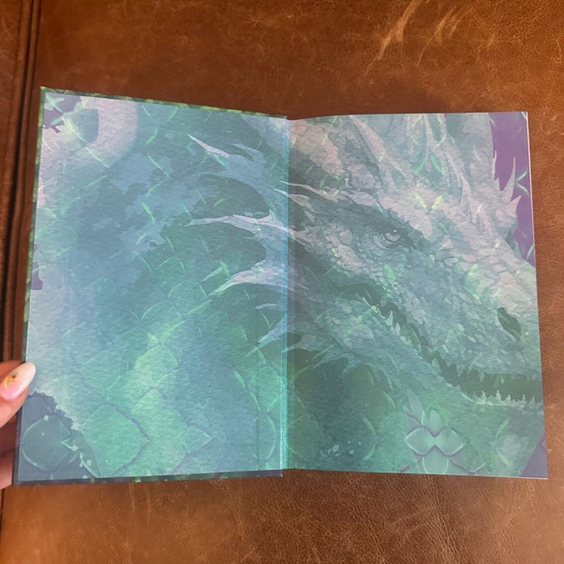 Fourth Wing special edition with sprayed edges signed by Rebecca yarros ...