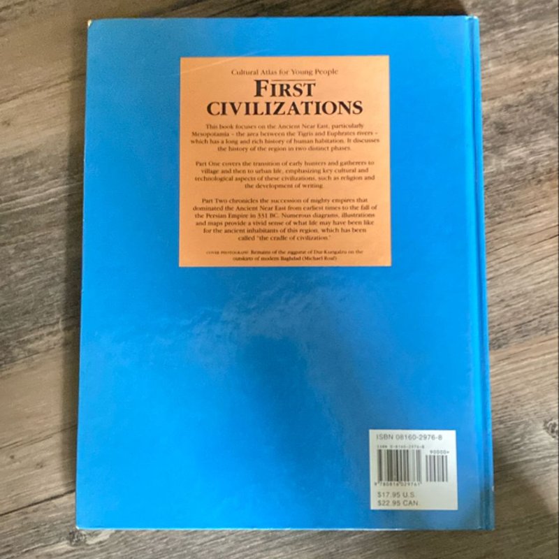 First Civilizations by Erica D. Hunter