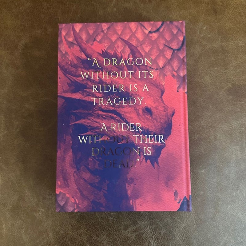 Fourth Wing signed special edition with sprayed edges & fourth wing ...