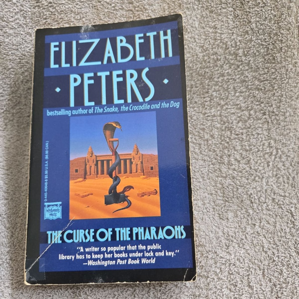 The Curse of the Pharaohs by Elizabeth Peters