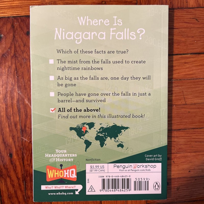Where Is Niagara Falls? by Megan Stine, Paperback | Pango Books