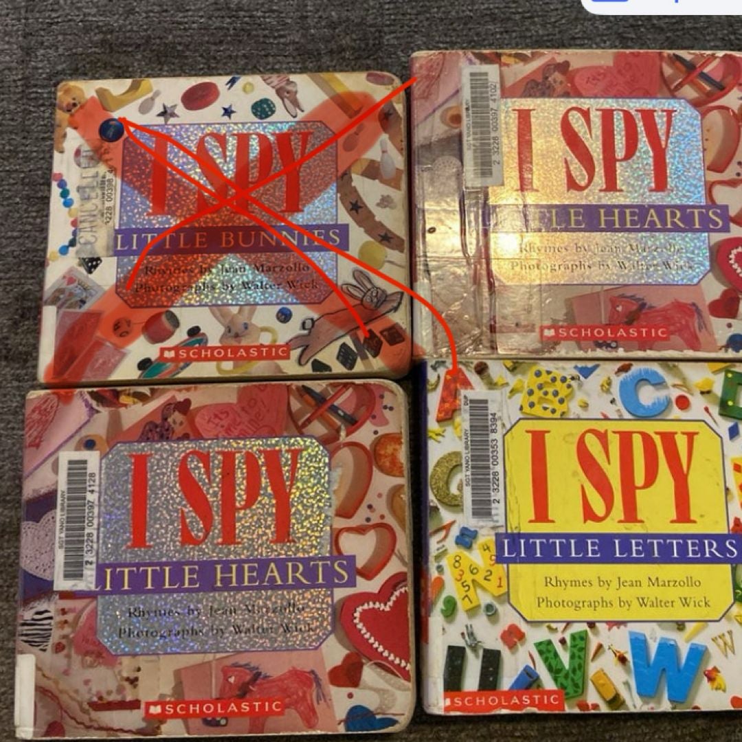 I Spy Little Hearts (with Foil) by Jean Marzollo, Walter Wick